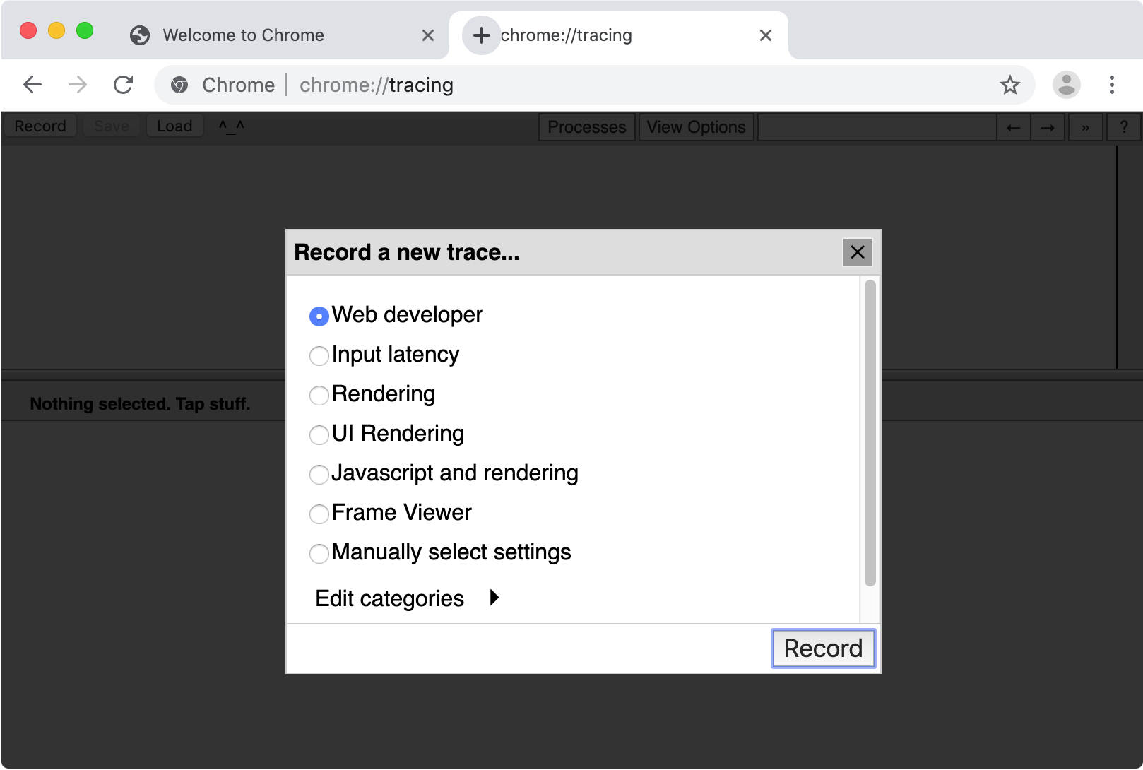 Runtime Call Stats · V8